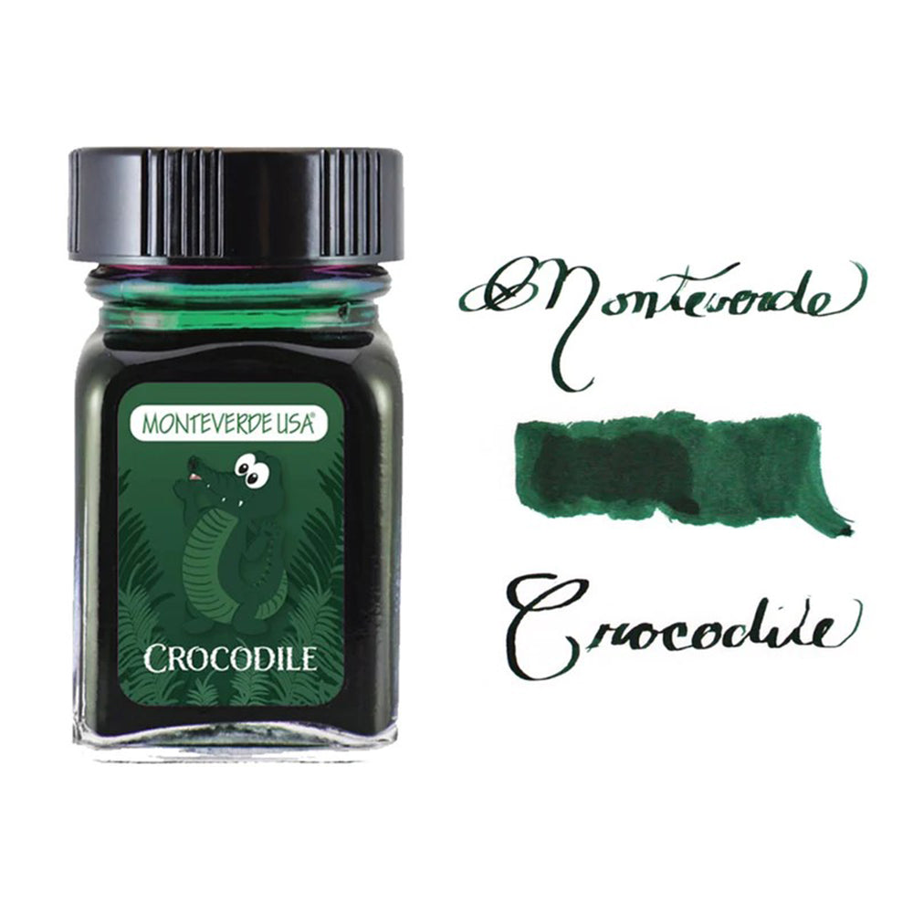 Monteverde USA® Jungle Ink 30 ML Crocodile (Green) - LIVTEK INDIA PVT LTD