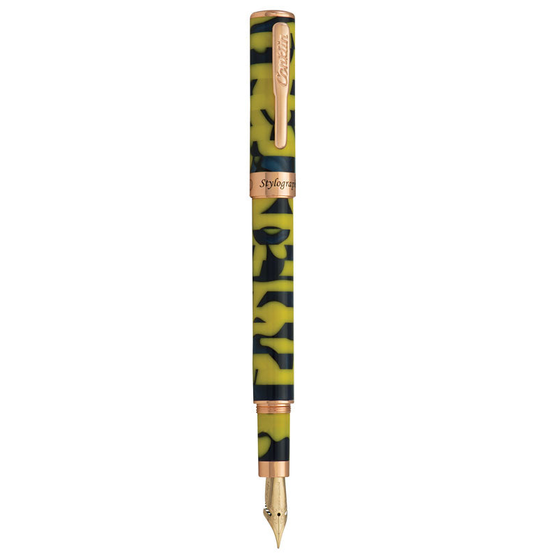 Conklin Stylograph Mosaic Yellow/Blue Fountain Pen - LIVTEK INDIA PVT LTD