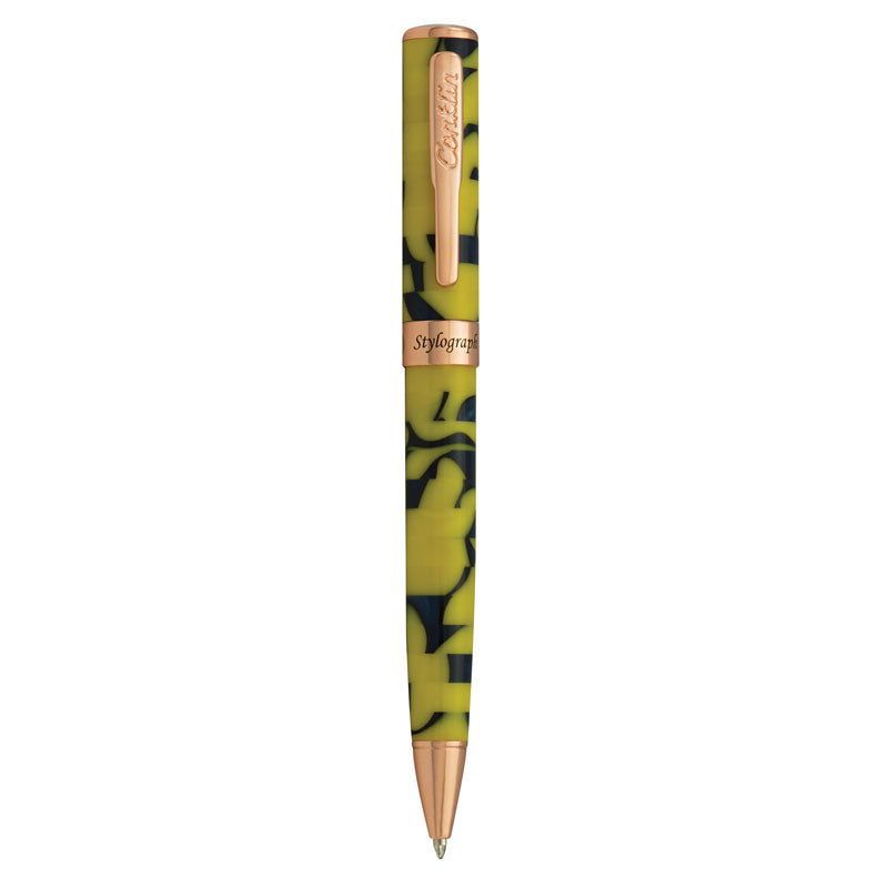 Conklin Stylograph Mosaic Yellow/Blue Ballpoint Pen - LIVTEK INDIA PVT LTD