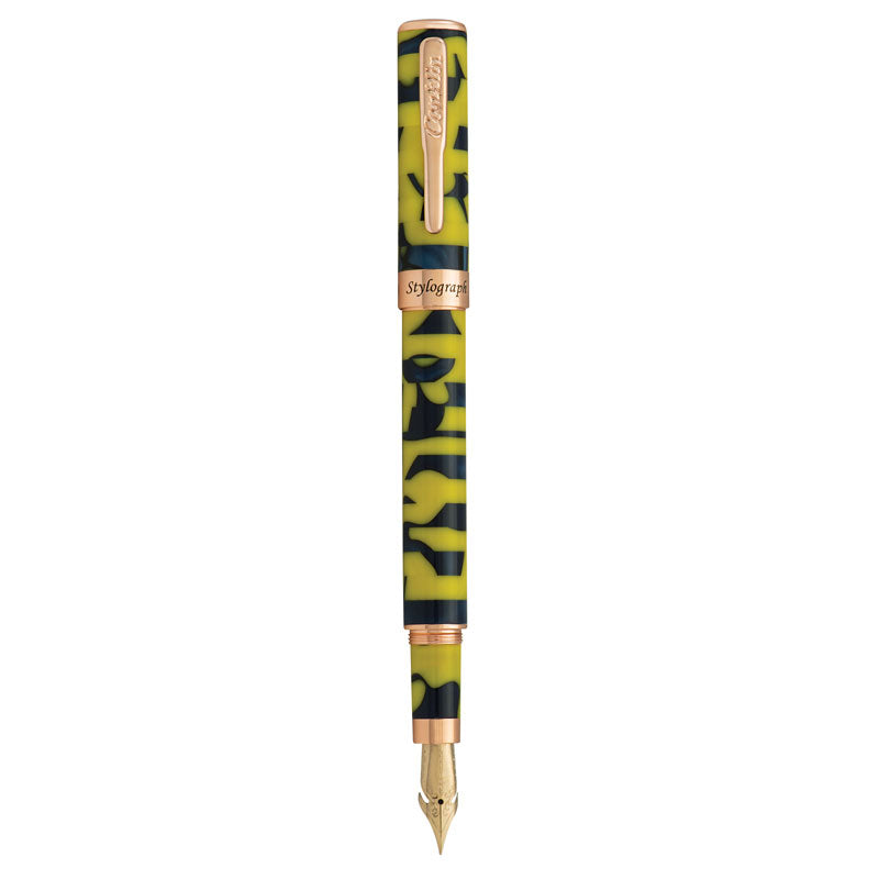 Conklin Stylograph Mosaic Yellow/Blue Fountain Pen - LIVTEK INDIA PVT LTD